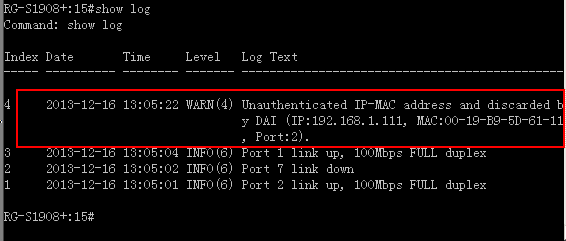 01 静态IP & MAC & Port绑定