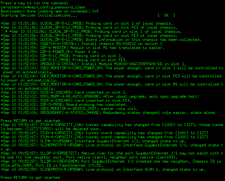 1、Uboot层支持“main_config_password_clear”命令恢复